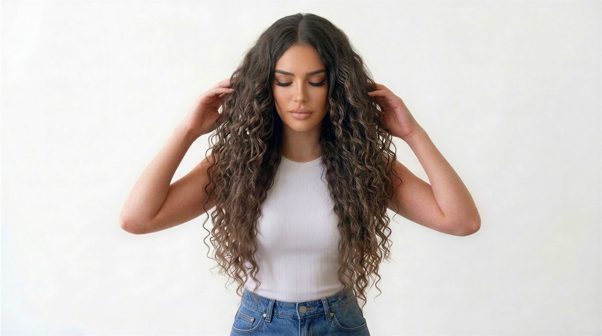 Curly Hair Extensions | Hair Tape Extensions
