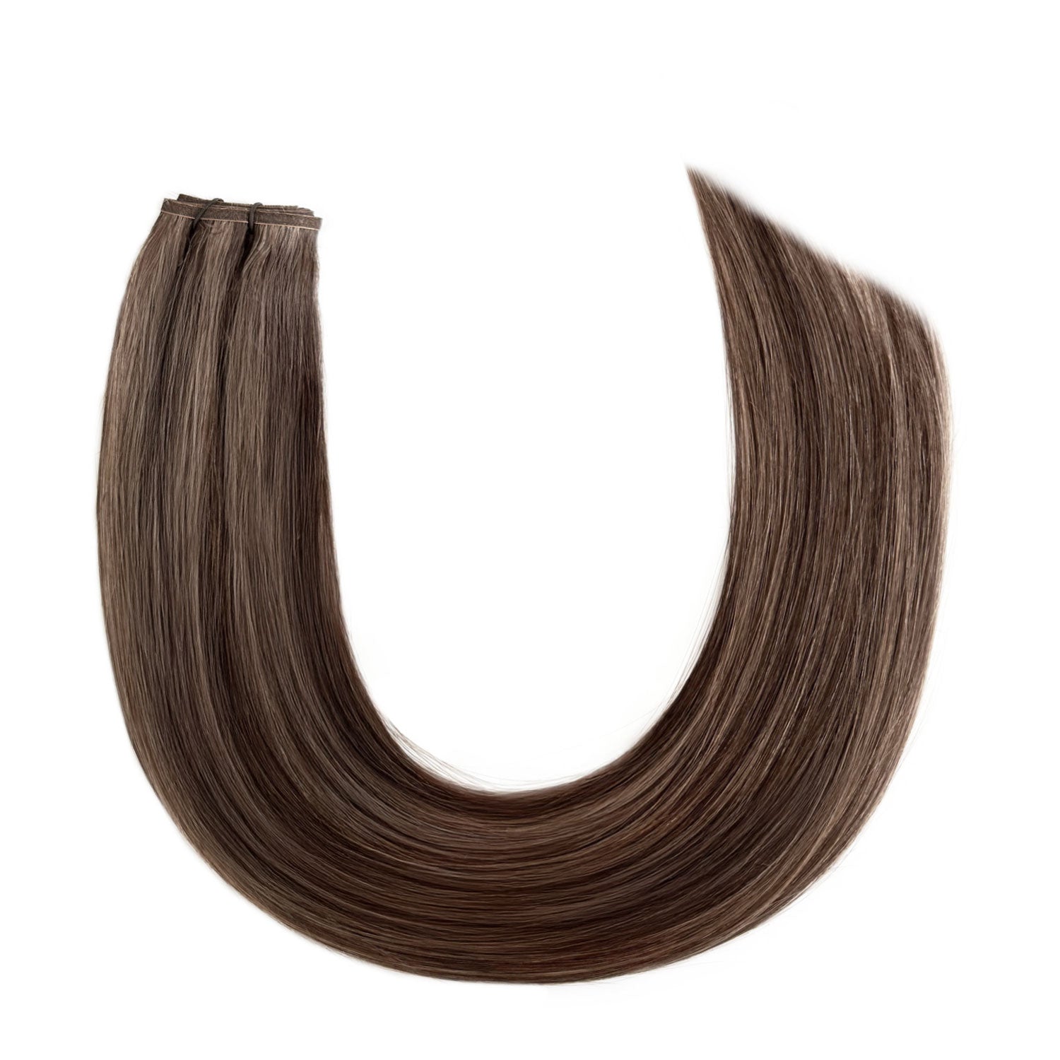 Flat Weft Hair Extensions Made with 100% Remy Human Hair