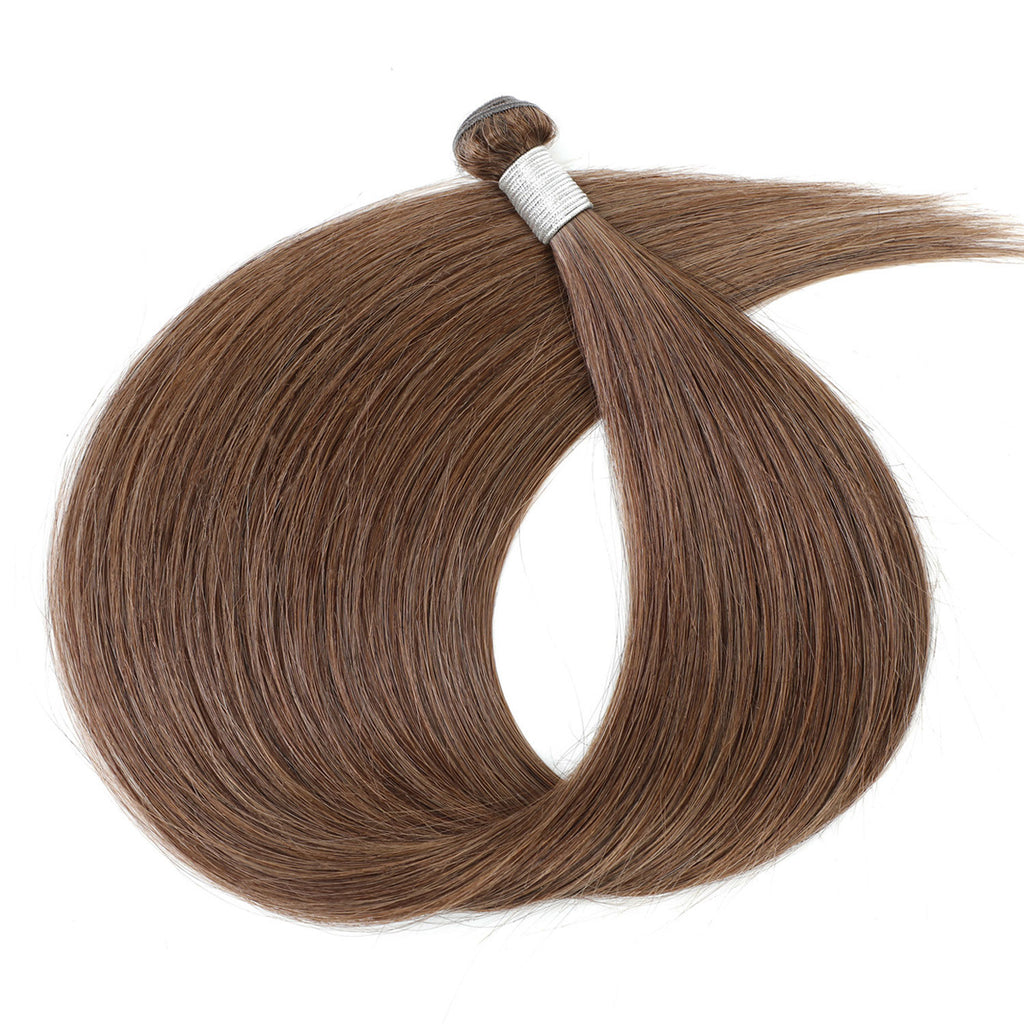 Genius Weft Hair Extensions #6 Medium Brown