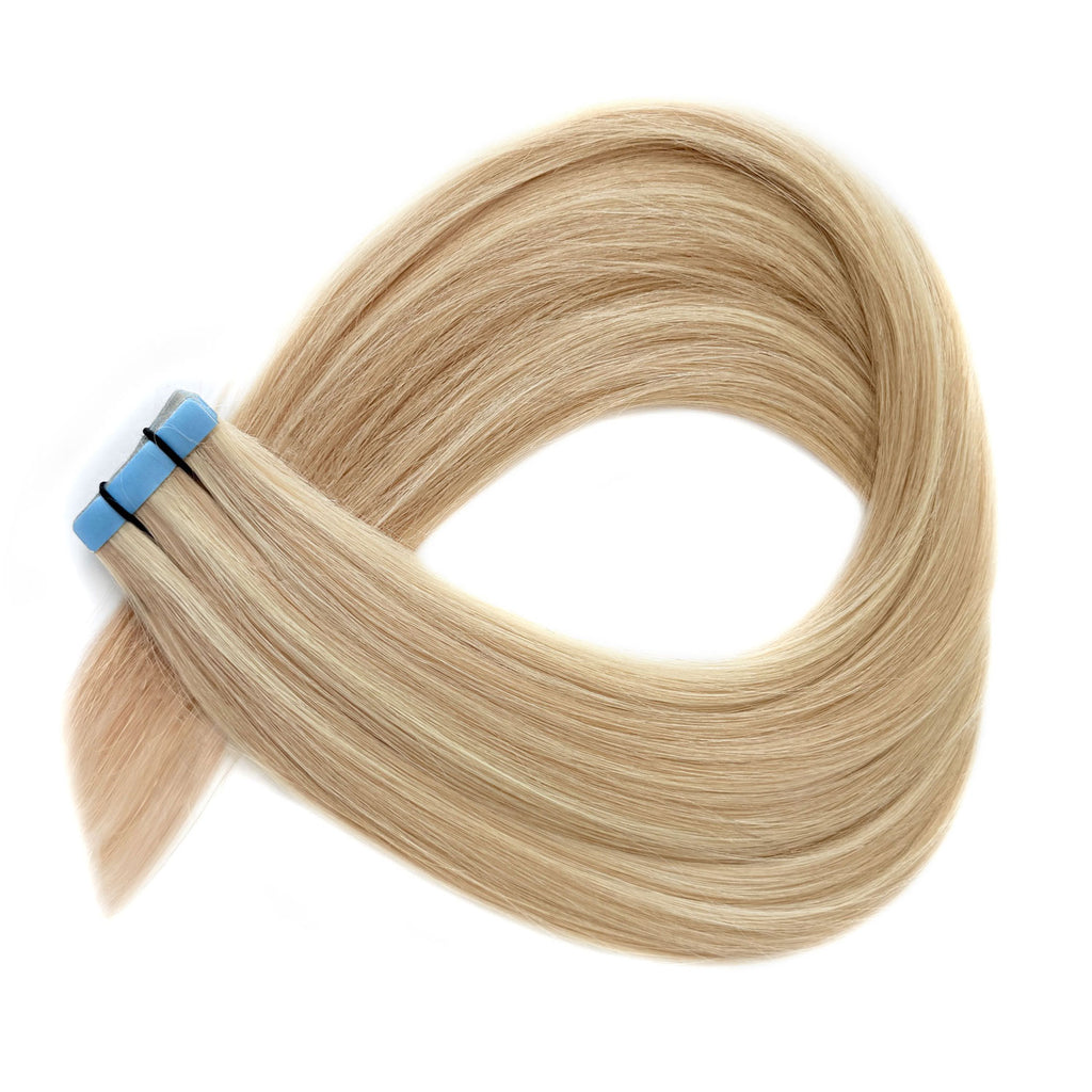 Sample Hair Extensions Colour Match #51/60 Champagne Blonde Platinum M