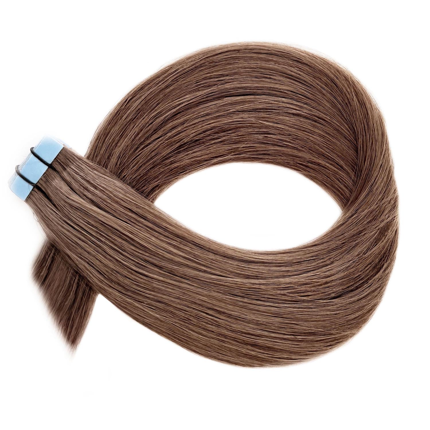 Sample Hair Extensions Colour Match #8 Cinnamon Brown