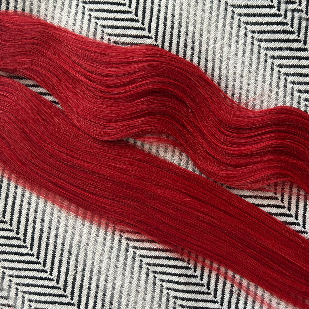Red Hair Extensions | Nano Bead Hair Extensions