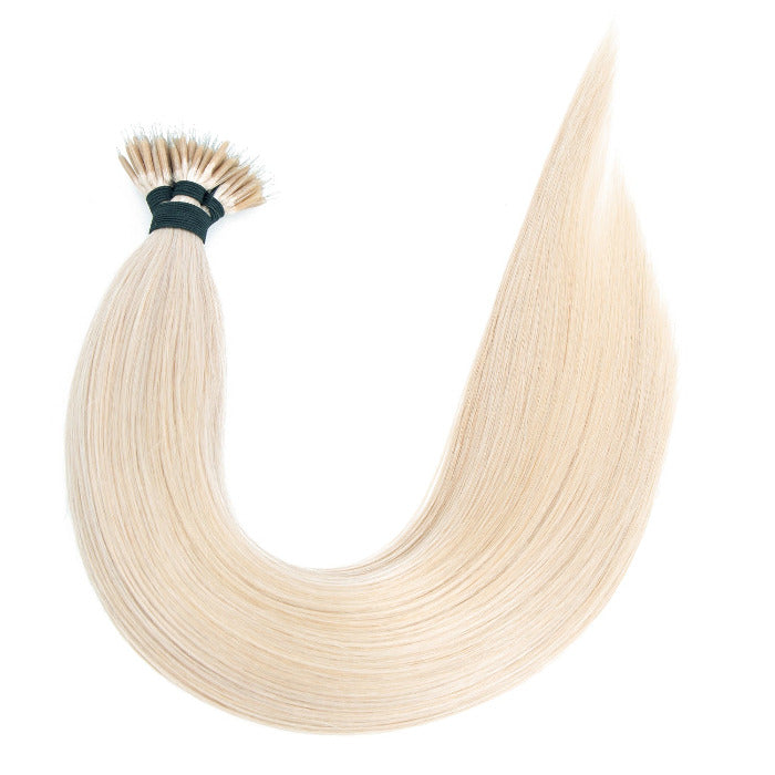 Nano Ring Hair Extensions #60b Light Vanilla Blonde
