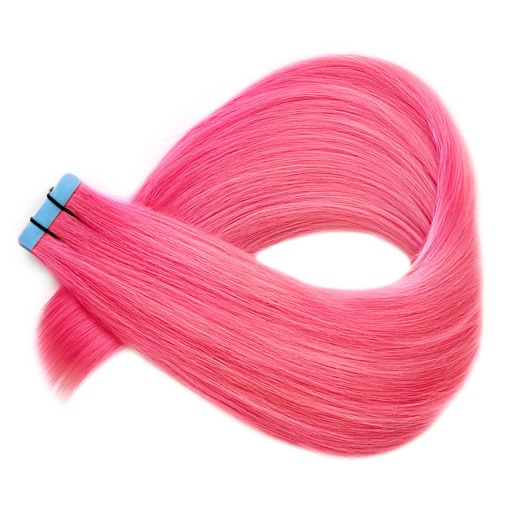 Sample Hair Extensions Colour Match #Pink